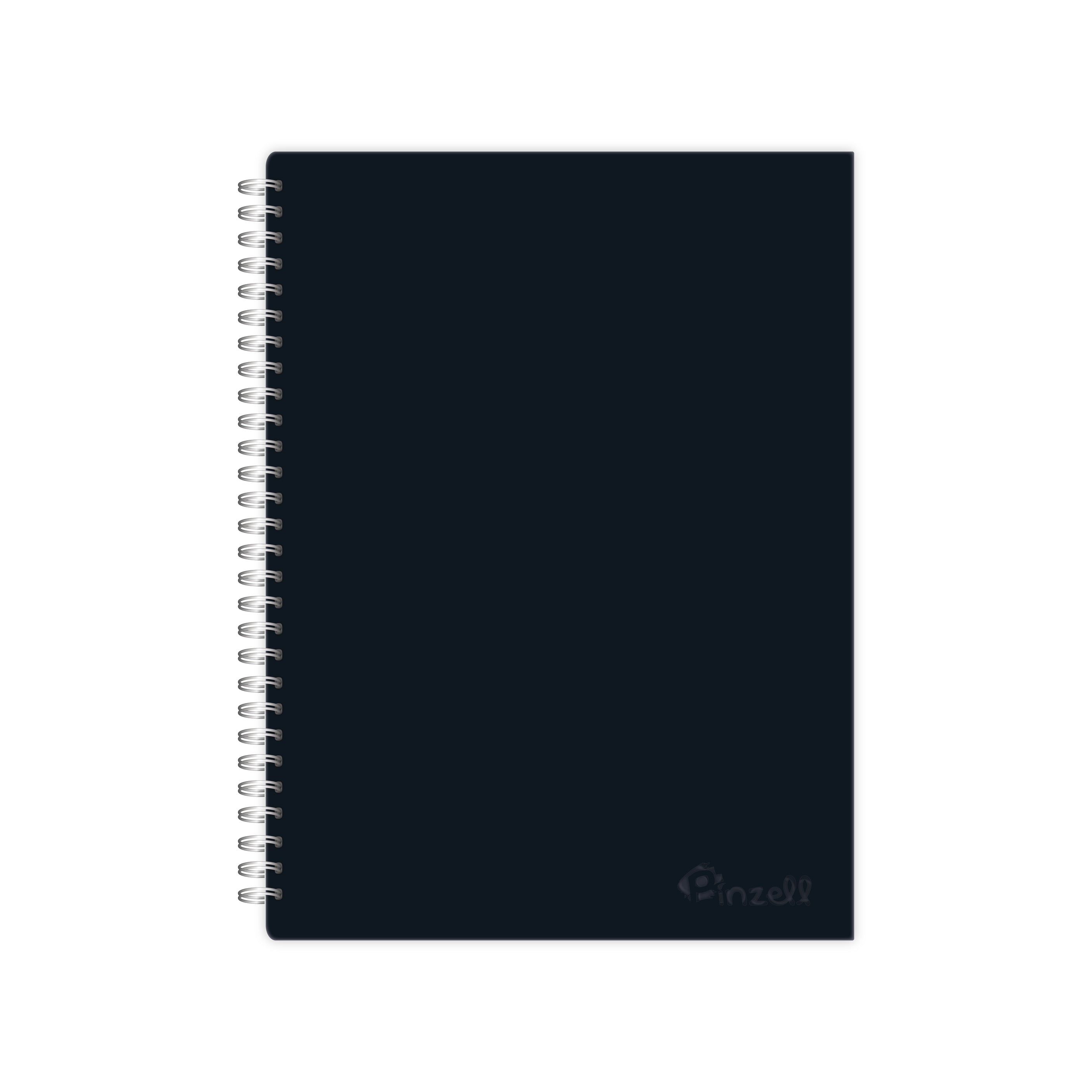 Cuaderno Argollado 5 Materias Grande Negro | Pinzell | Todo en Artes ...